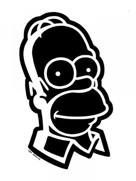Simpsons Stencils - Free Printable