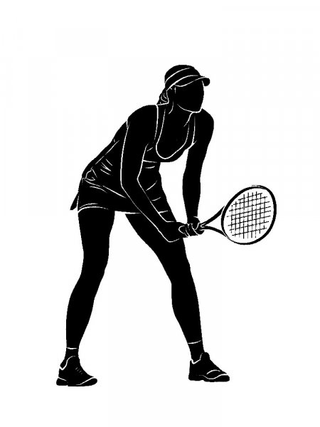 Tennis Stencils - Free Printable