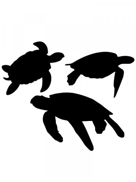 Turtle Stencils - Free Printable