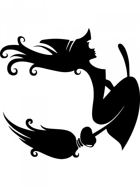 Witch Stencils - Free Printable
