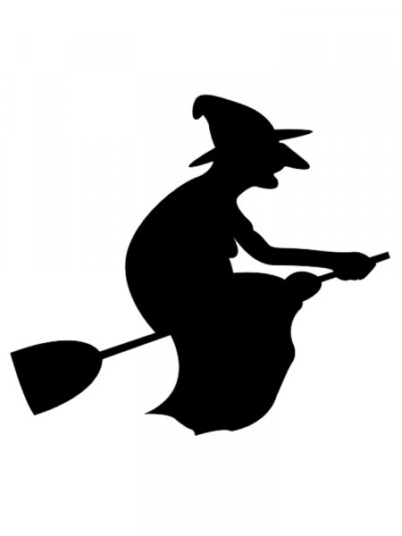 Witch Stencils - Free Printable
