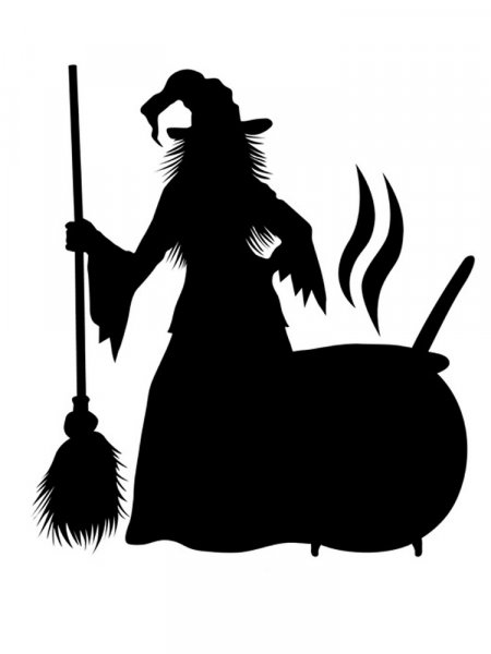 Witch Stencils - Free Printable