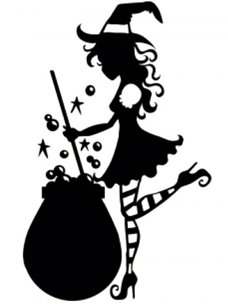 Witch Stencils - Free Printable