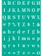 Alphabet Stencils