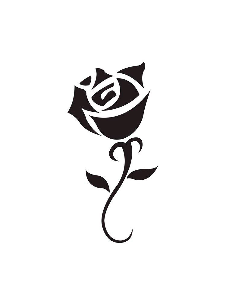 Free Printable Rose Stencils Printable Templates