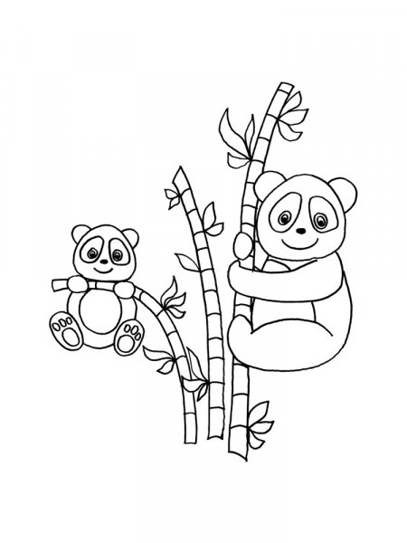 Bamboo coloring pages