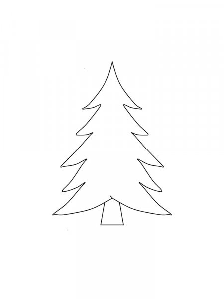 Fir Tree coloring pages