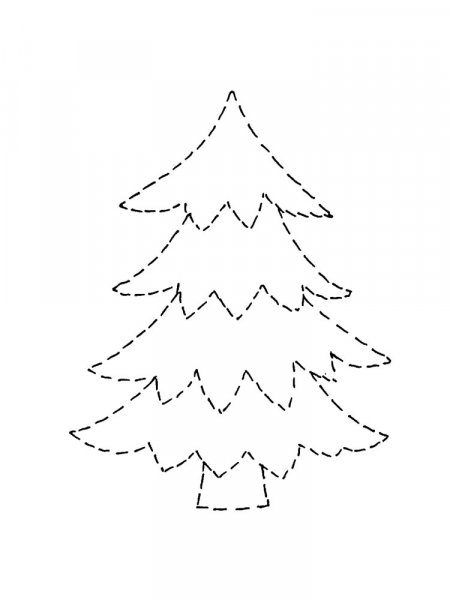 Fir Tree coloring pages